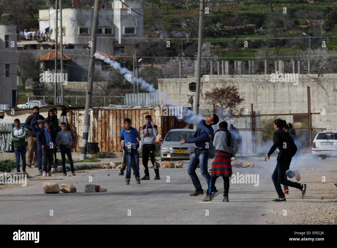 Qusra village hi-res stock photography and images - Alamy