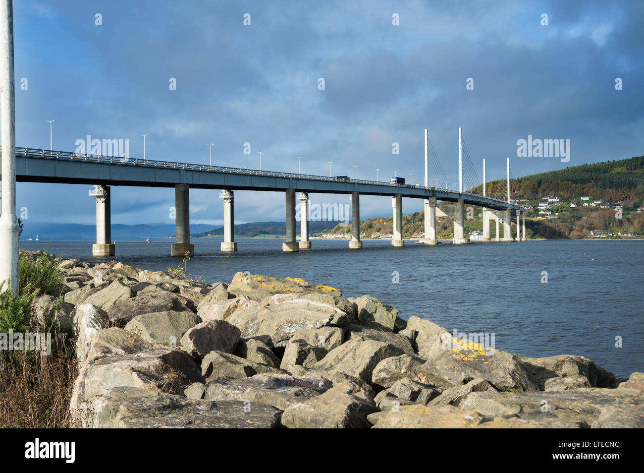 Kessock Bridge, Moray Firth, Inverness, Highland region, Scotland UK ...
