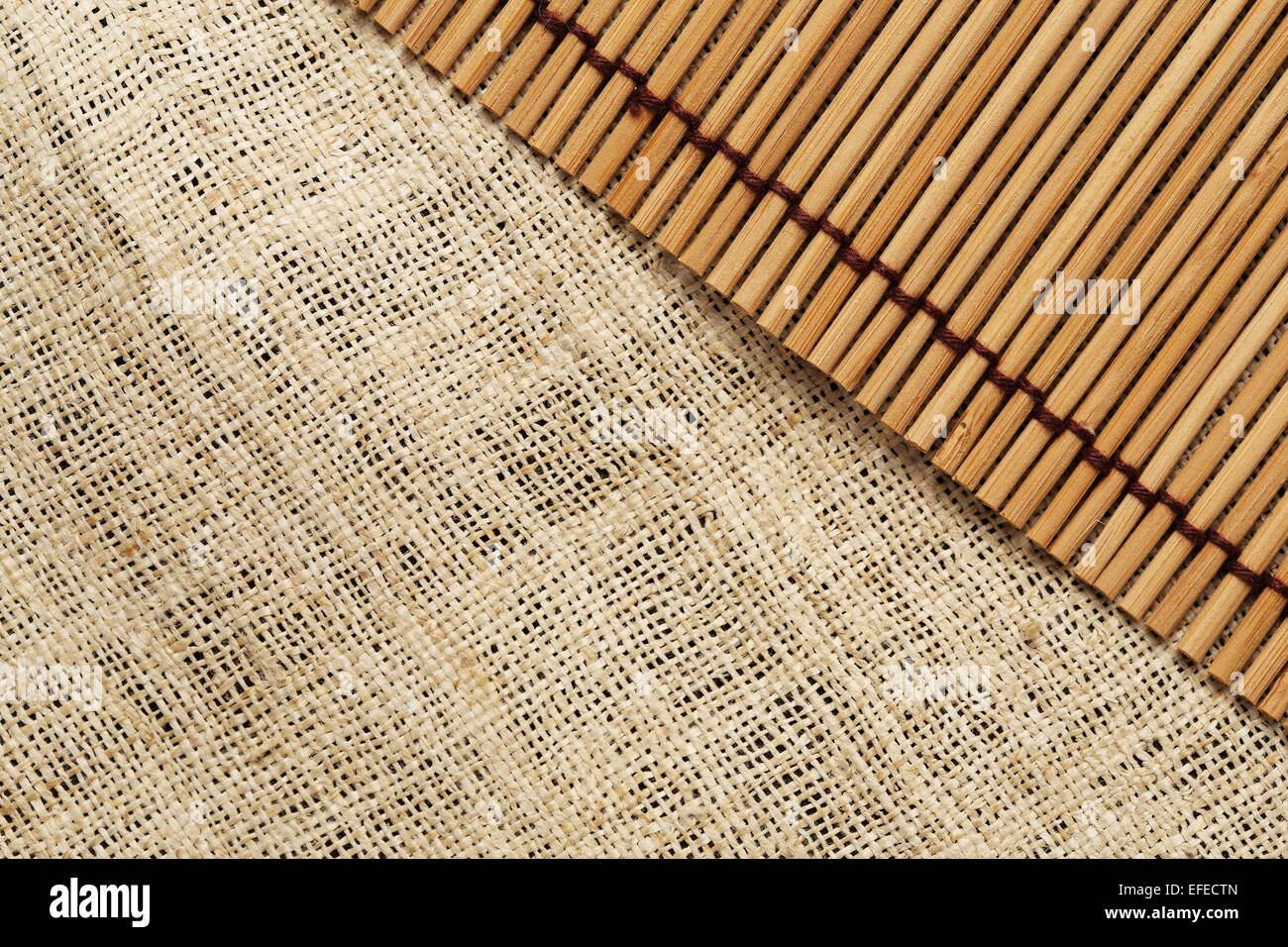 the texture and pattern of canvas and japanese mat background Stock ...