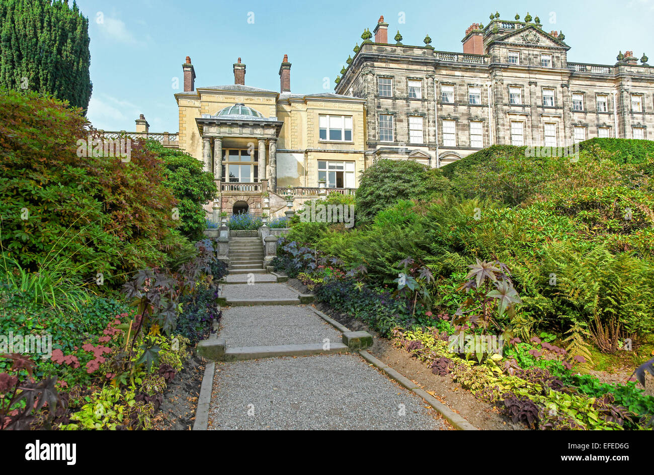 The house at Biddulph Grange Stoke on Trent Staffordshire England UK ...