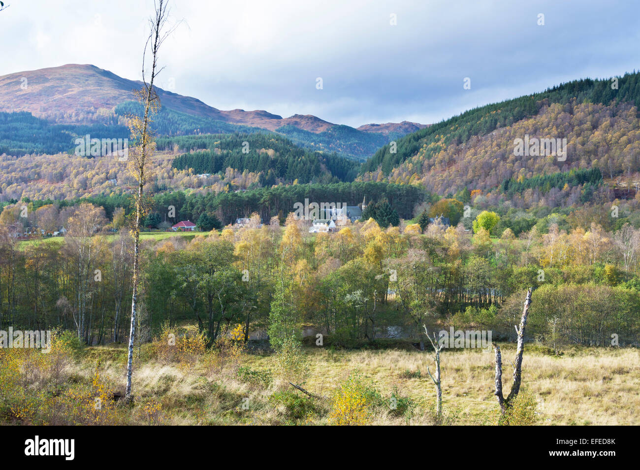 Strath Glass, near Glen Affric, Cannich, from A831, Inverness, Higland ...