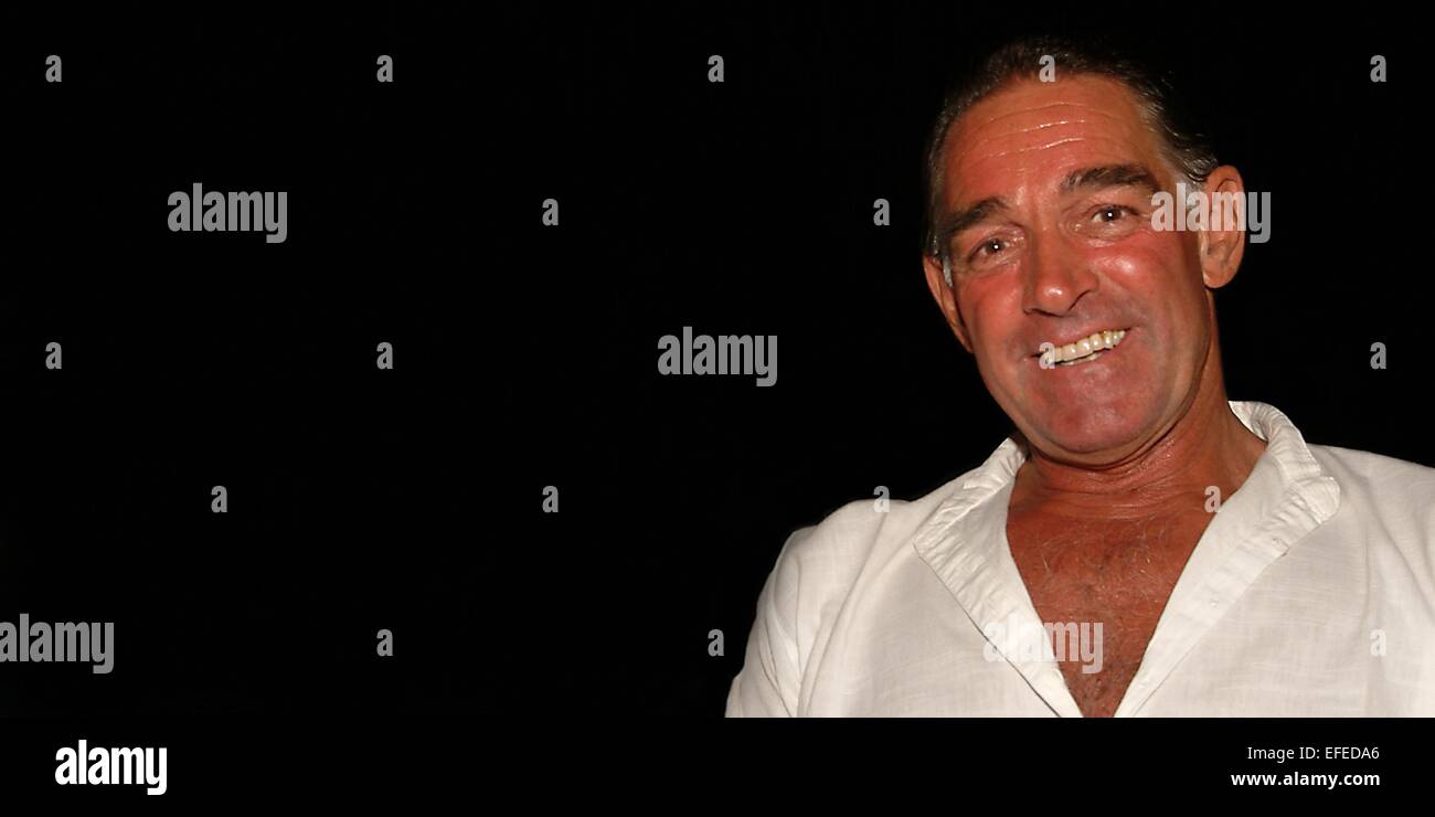 Studio portrait of Fabio Testi italian actor Stock Photo - Alamy