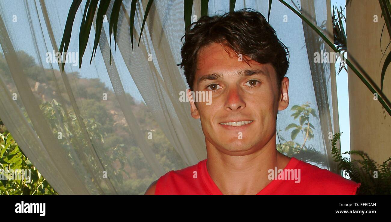 Portrait of Giancarlo Fisichella F1 Pilot Stock Photo - Alamy