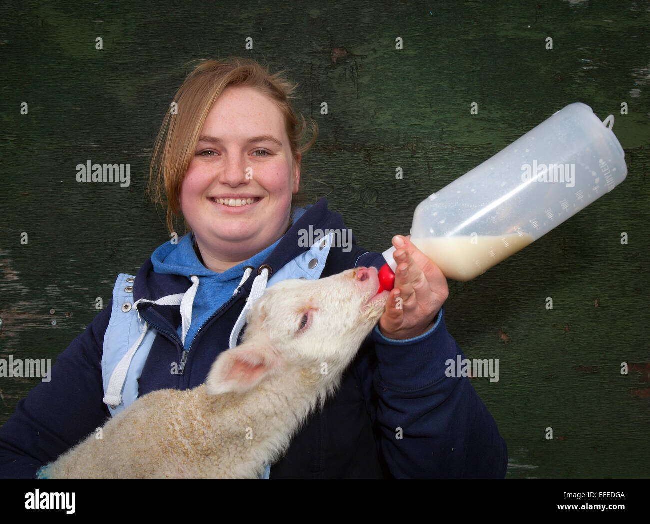 Blackpool, Lancashire, UK. 2nd February, 2015. Abi Harris, 18 with a ...