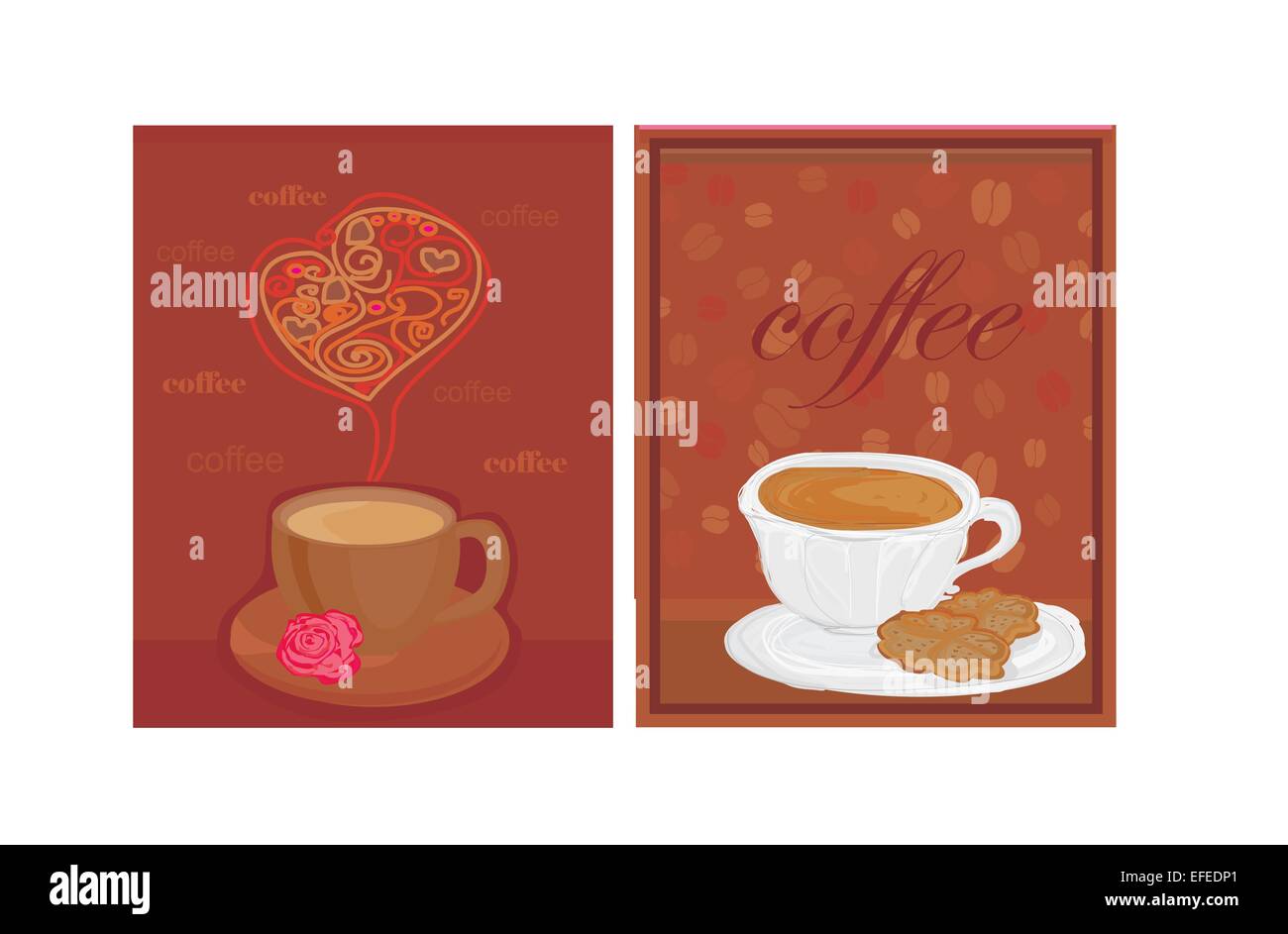 menu coffee shop set Stock Vector Image & Art - Alamy
