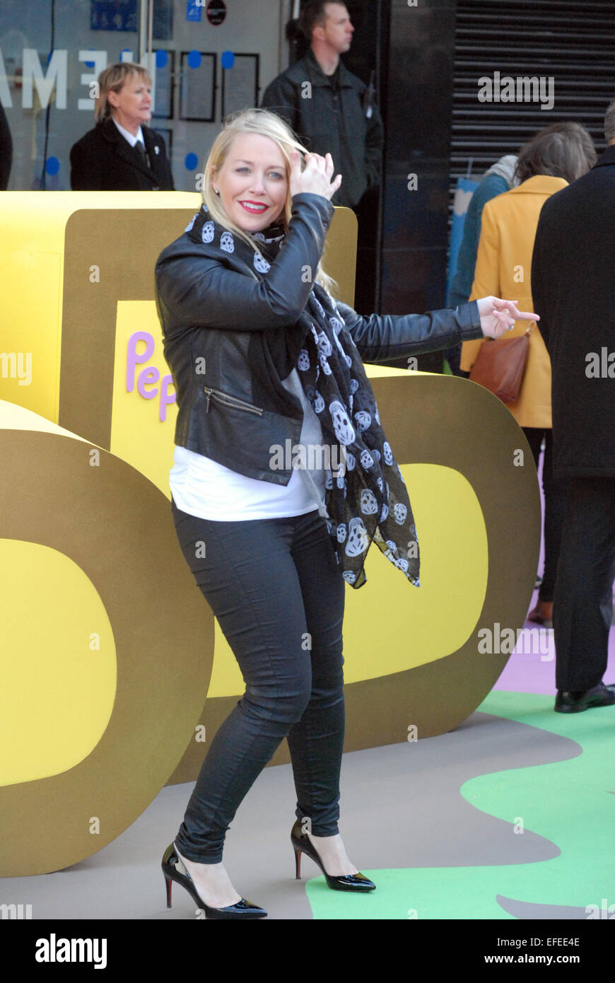London, UK. 1st February, 2015. Laura Hamilton attends the Peppa Pig ...