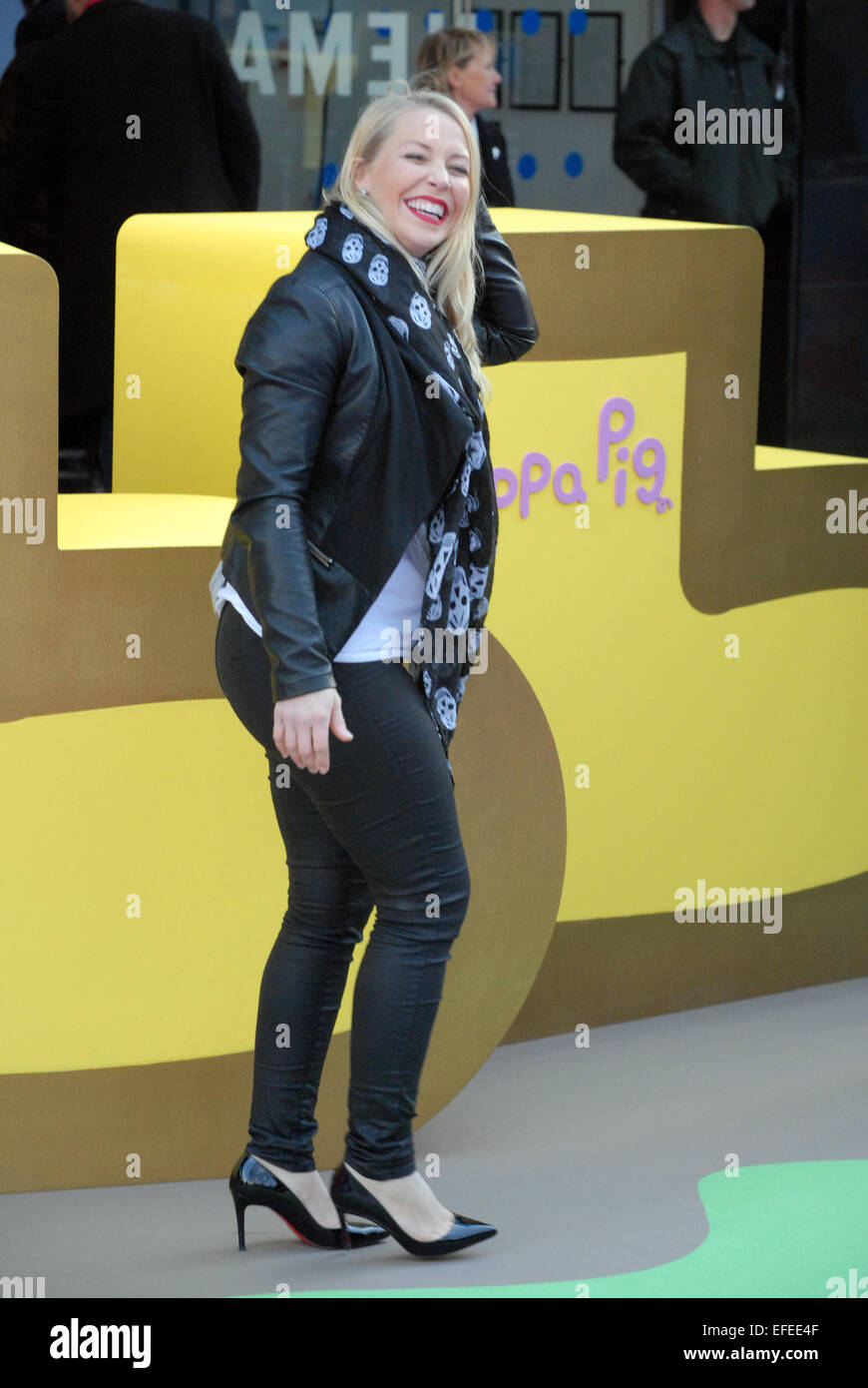 London, UK. 1st February, 2015. Laura Hamilton attends the Peppa Pig ...
