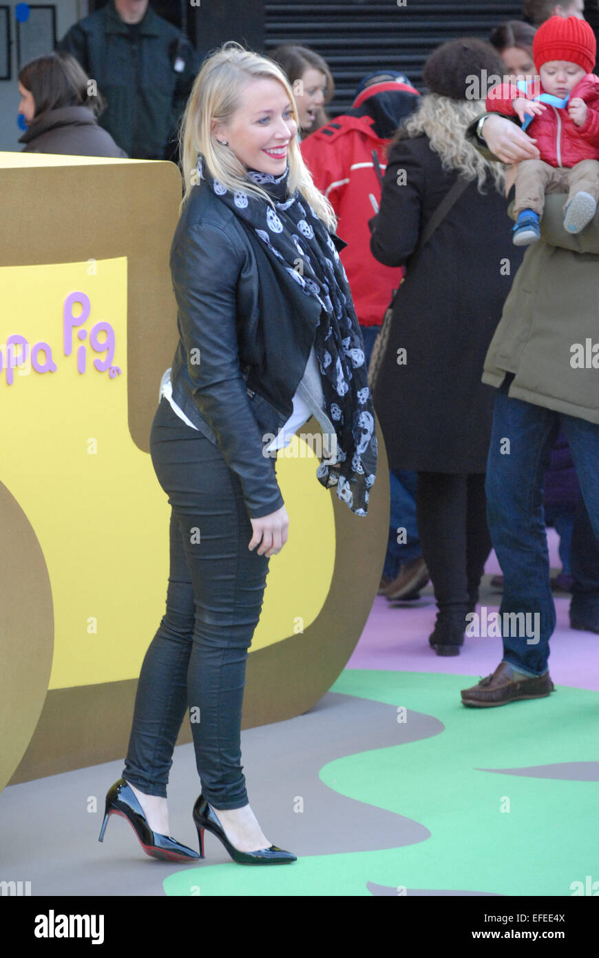 London, UK. 1st February, 2015. Laura Hamilton attends the Peppa Pig ...