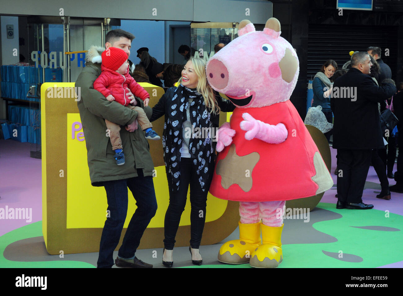 London, UK. 1st February, 2015. Laura Hamilton attends the Peppa Pig ...