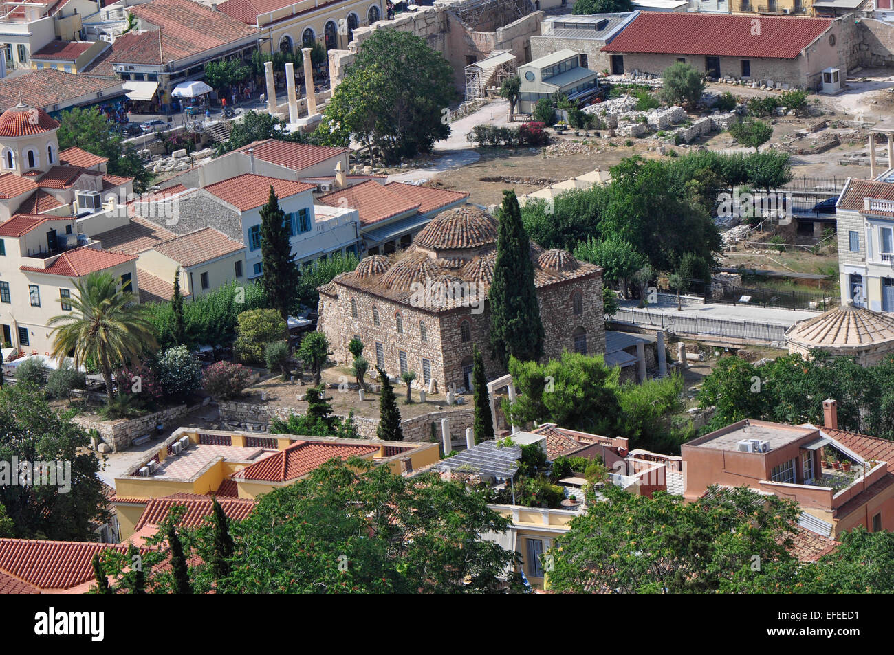 Panorama view of Athens city view from Acropolis, Greece Stock Photo ...