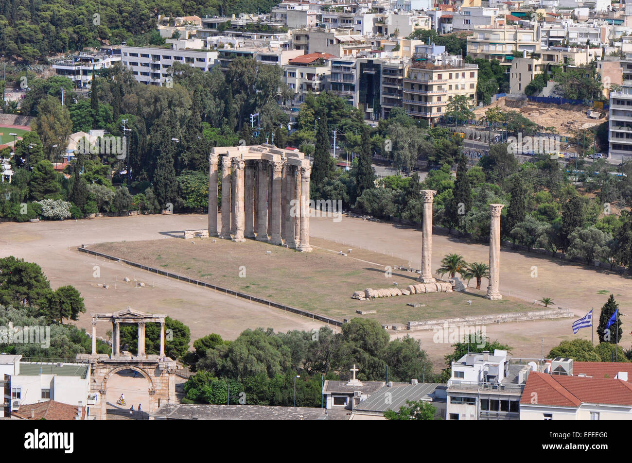 Hadrians arch hi-res stock photography and images - Alamy