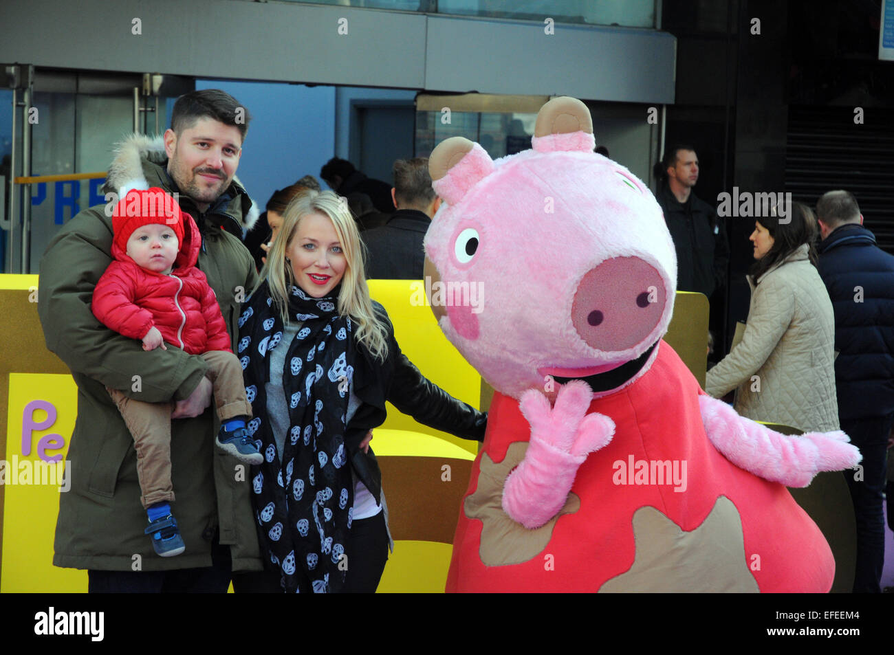London, UK. 1st February, 2015. Laura Hamilton attends the Peppa Pig ...