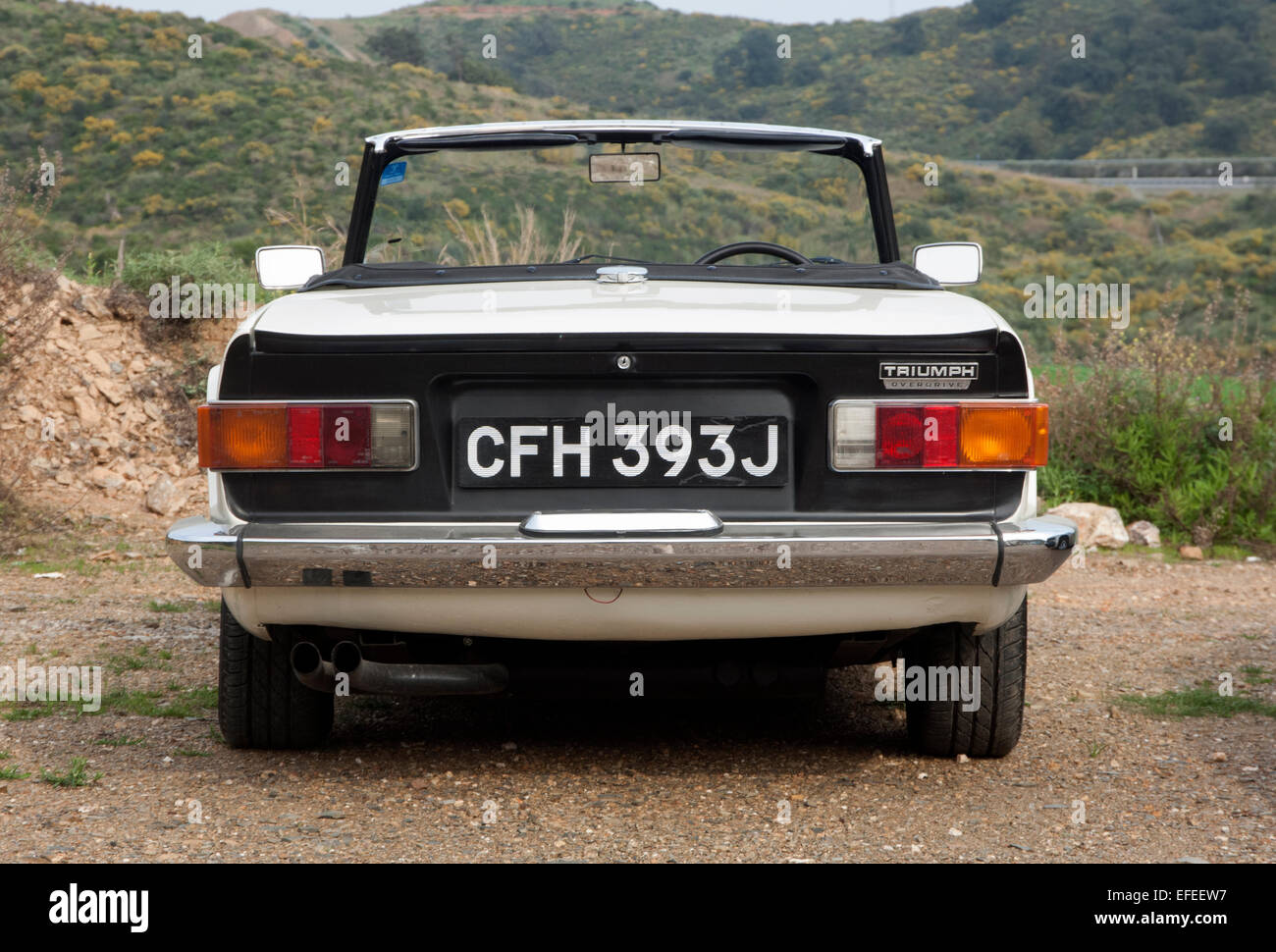 Triumph TR6 classic sports car Stock Photo - Alamy