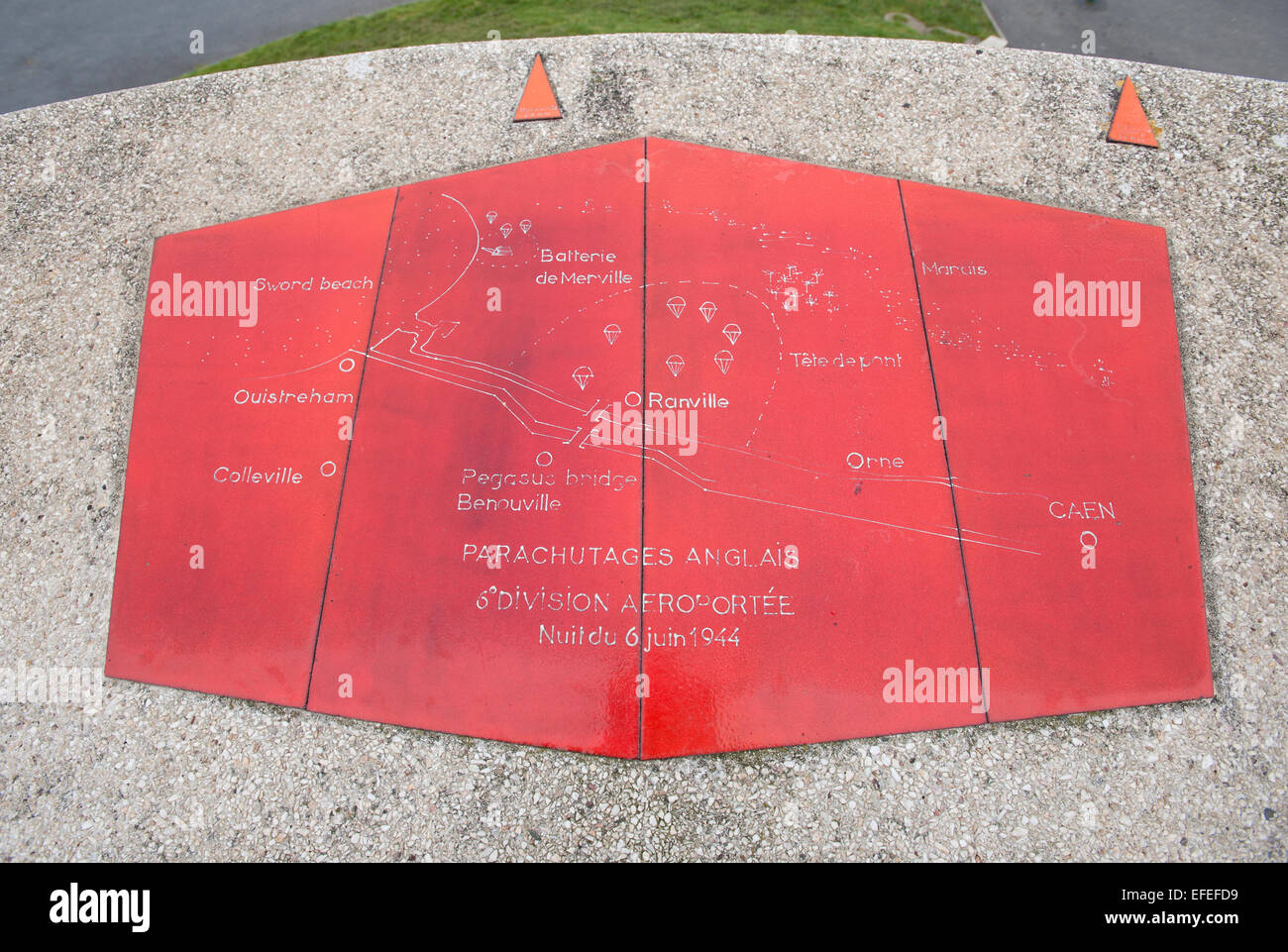 Map of allied invasion normandy hi-res stock photography and images - Alamy