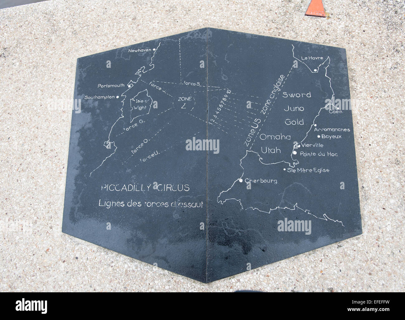 Gold invasion beach d day map hi-res stock photography and images - Alamy