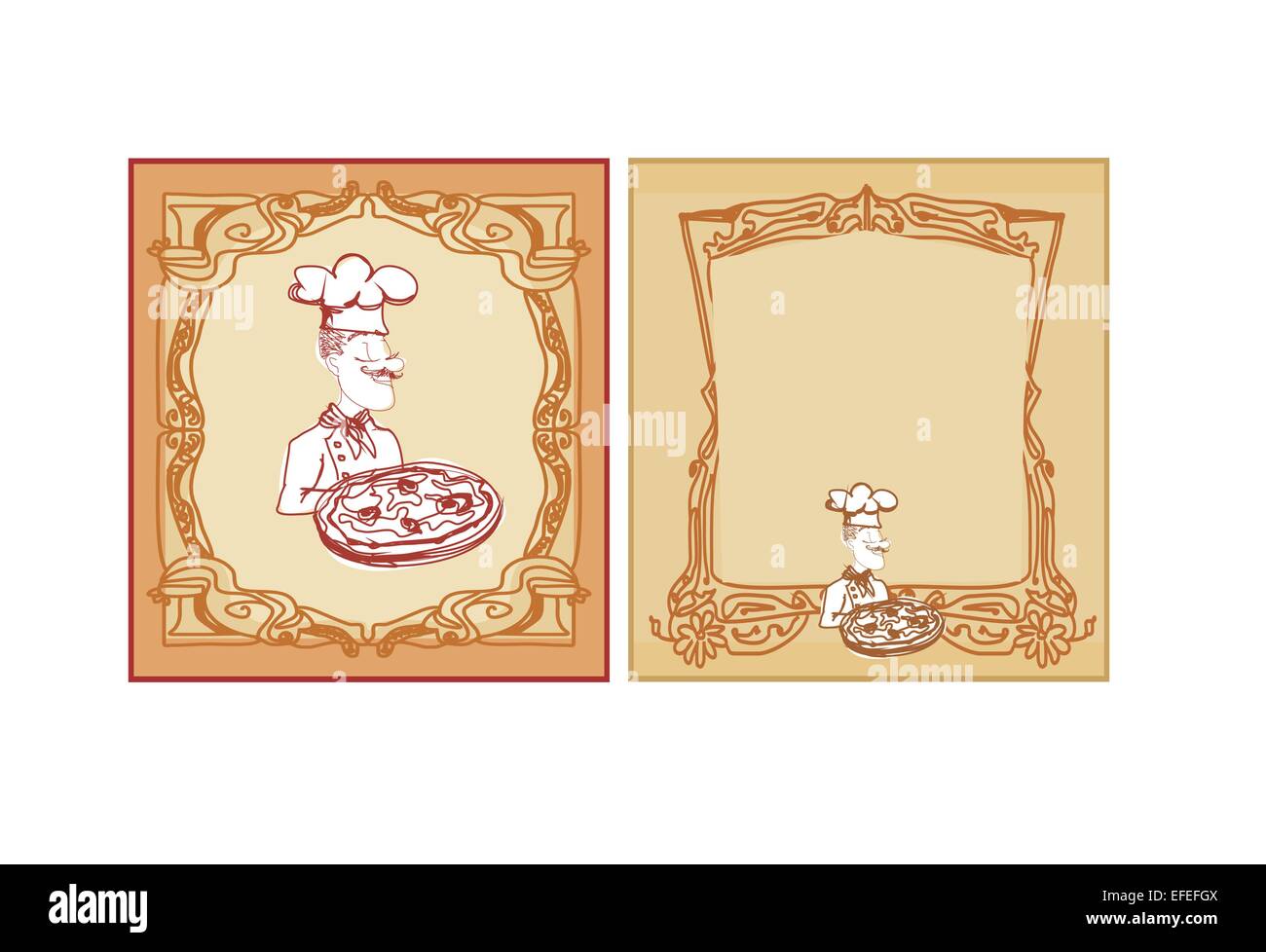 Pizza Menu Template set Stock Vector Image & Art - Alamy