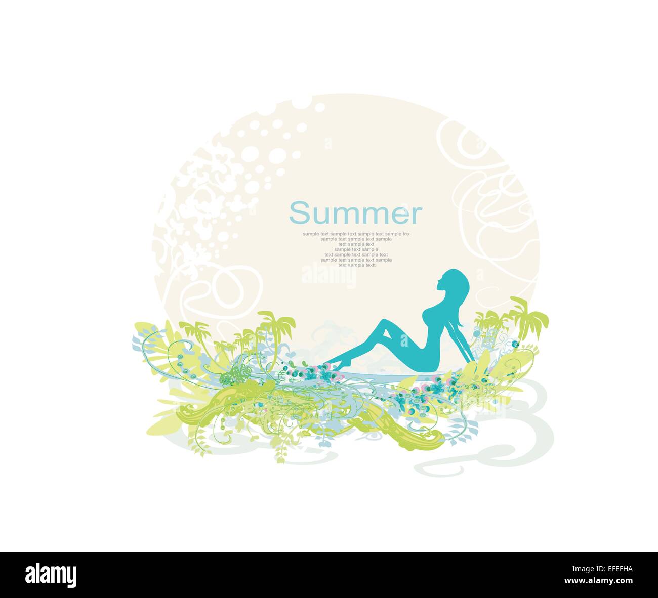 Idyllic tropical islands Stock Vector Images - Alamy