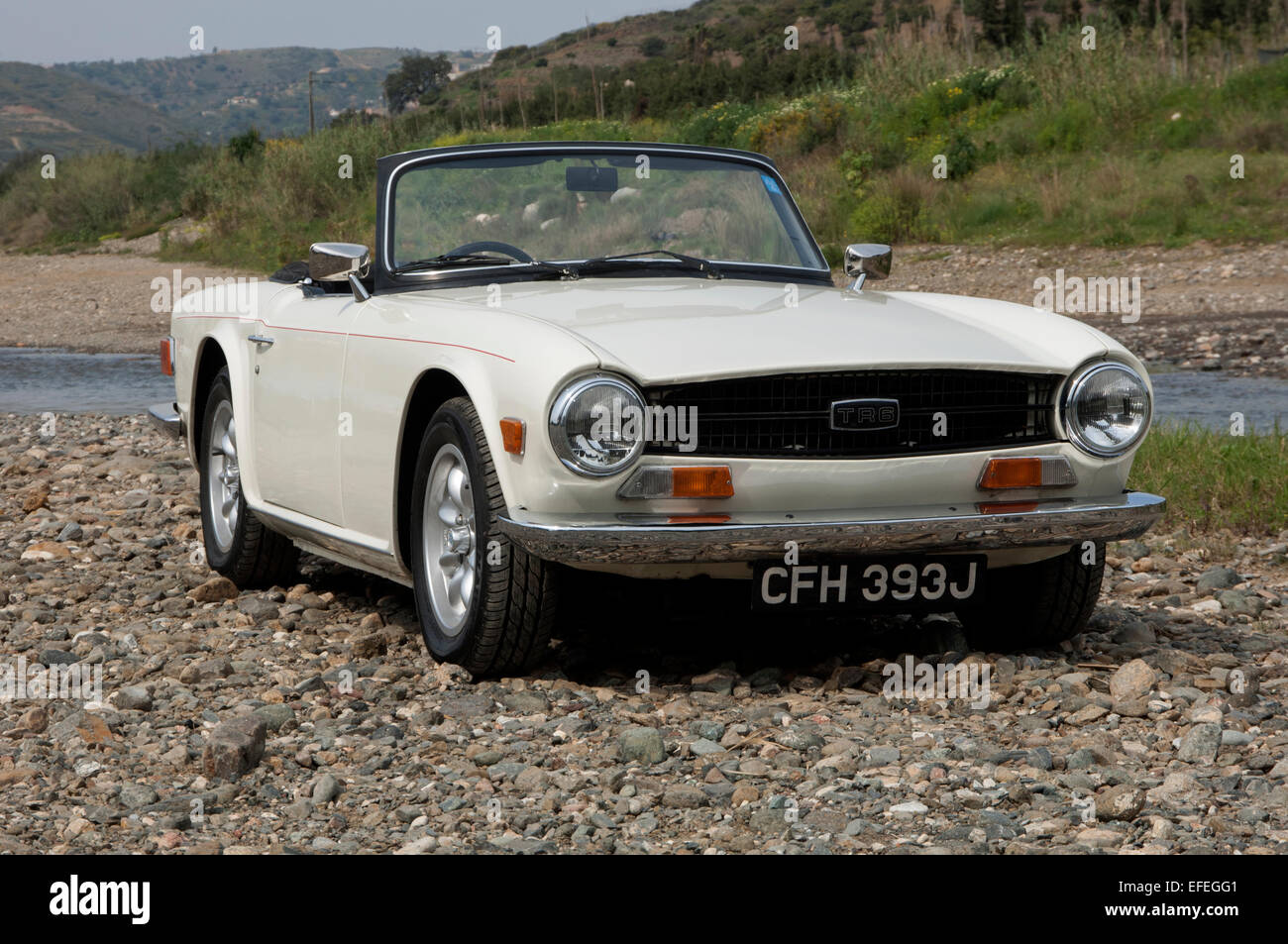 Triumph TR6 classic sports car Stock Photo - Alamy