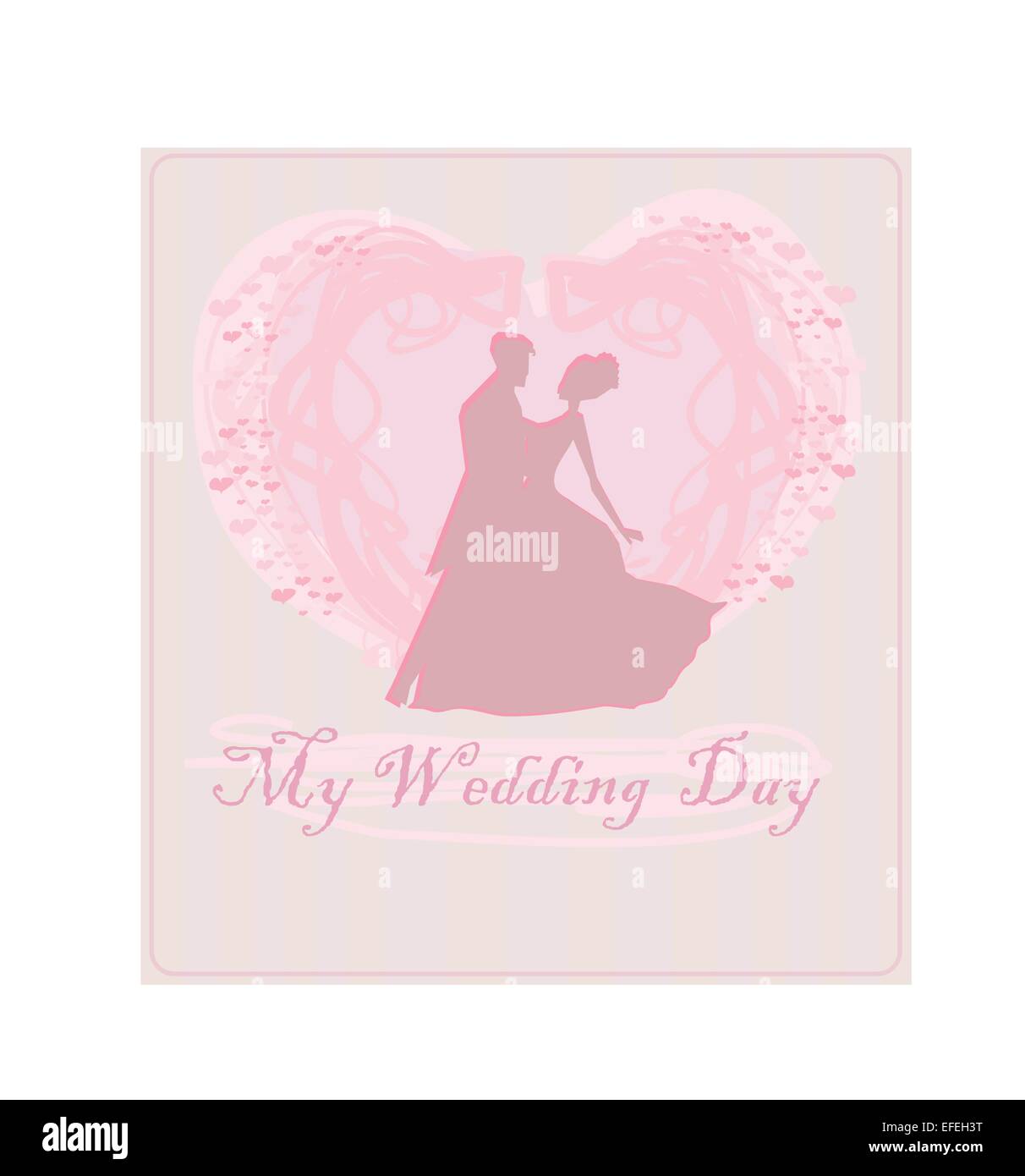Ballroom wedding dancers - invitation Stock Vector Image & Art - Alamy
