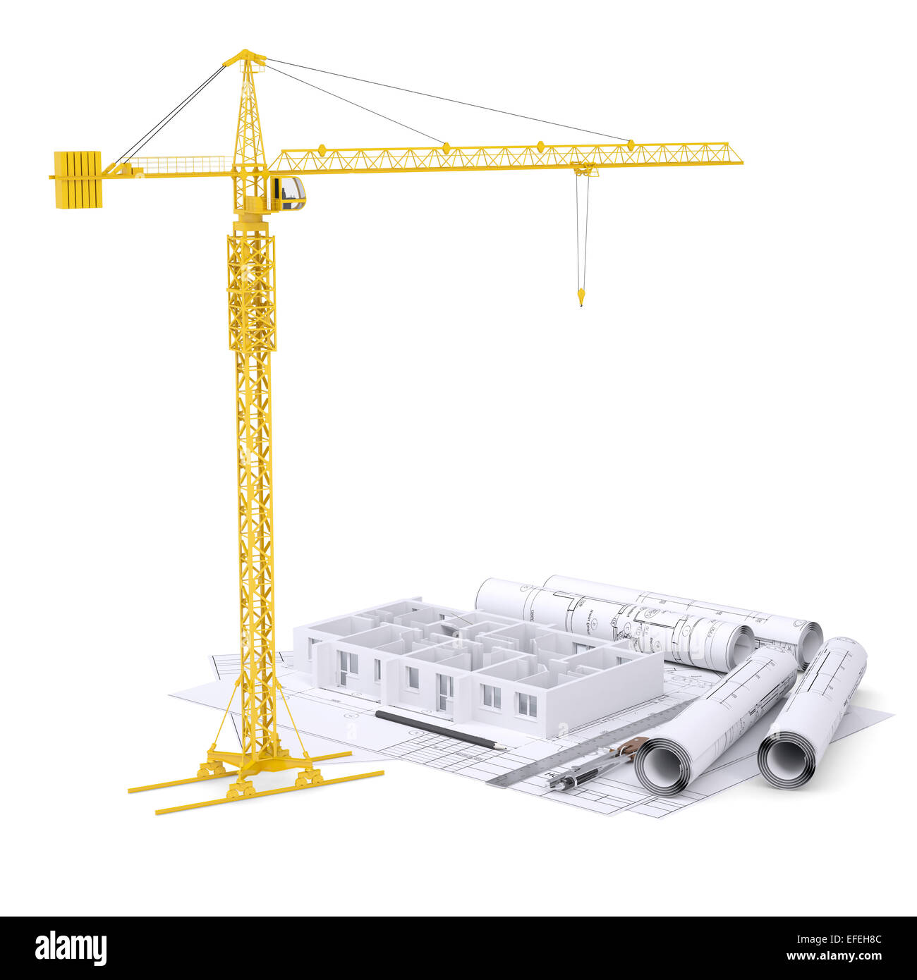 Apartment block tower Cut Out Stock Images & Pictures - Alamy