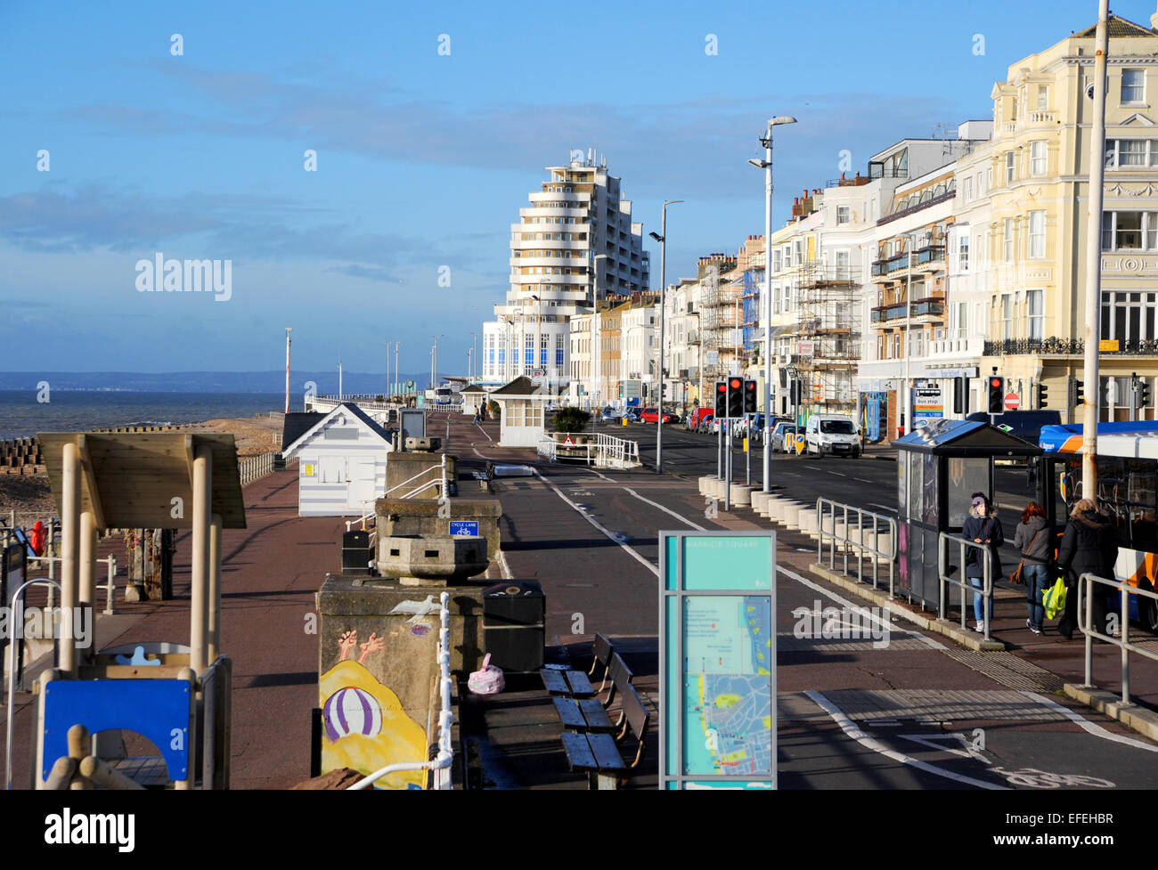 Hastings East Sussex UK - St Leonards seafront Stock Photo - Alamy