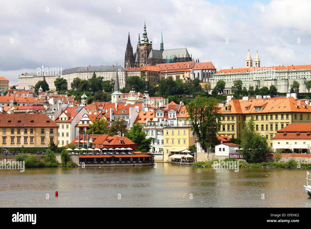 Landscape view of Prague Castle, Czech Republic Stock Photo - Alamy