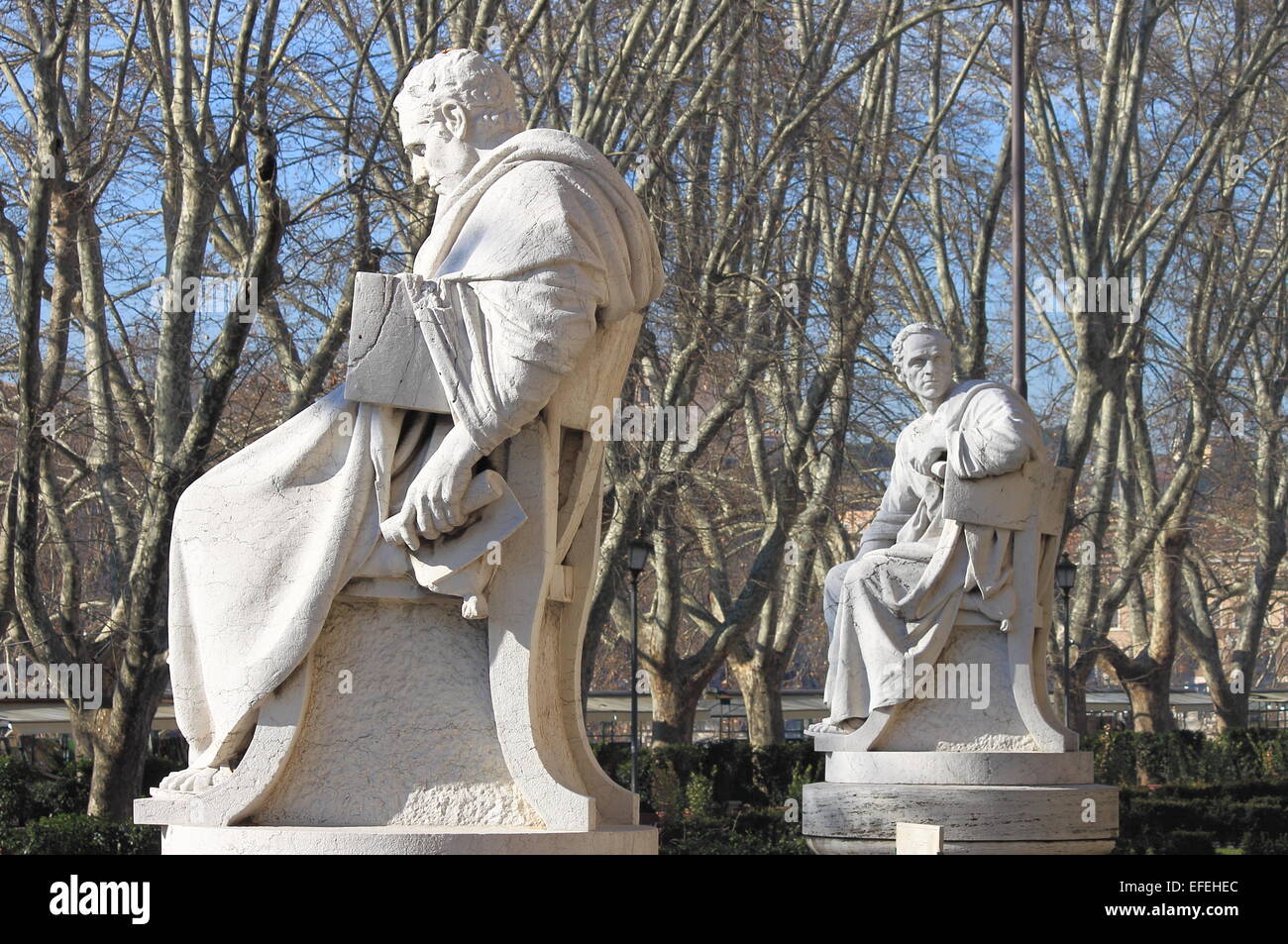 Thinking man statue rome hi-res stock photography and images - Alamy