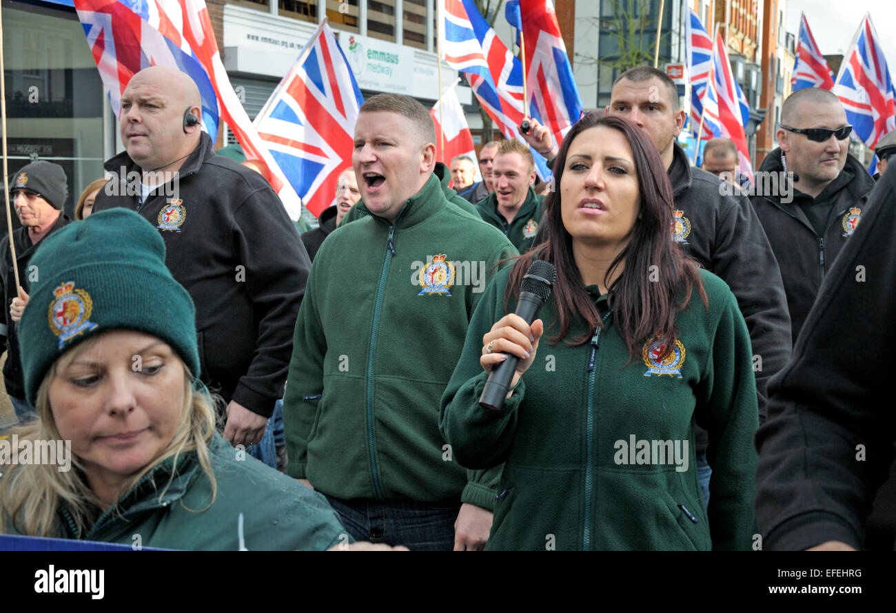 Rochester, Kent, England, UK. Britain First (right-wing political group ...