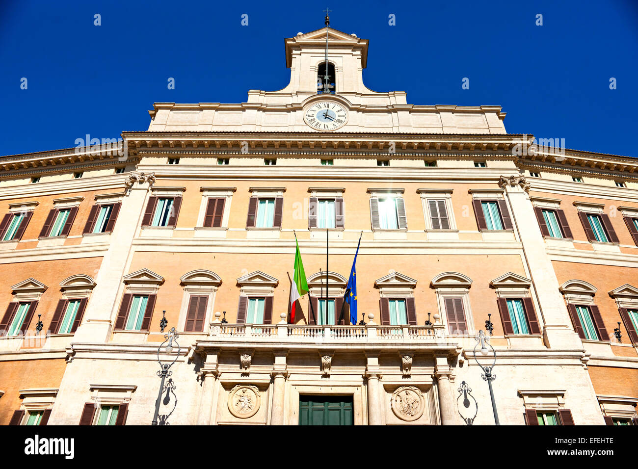 Montecitorio palace, rome hi-res stock photography and images - Alamy