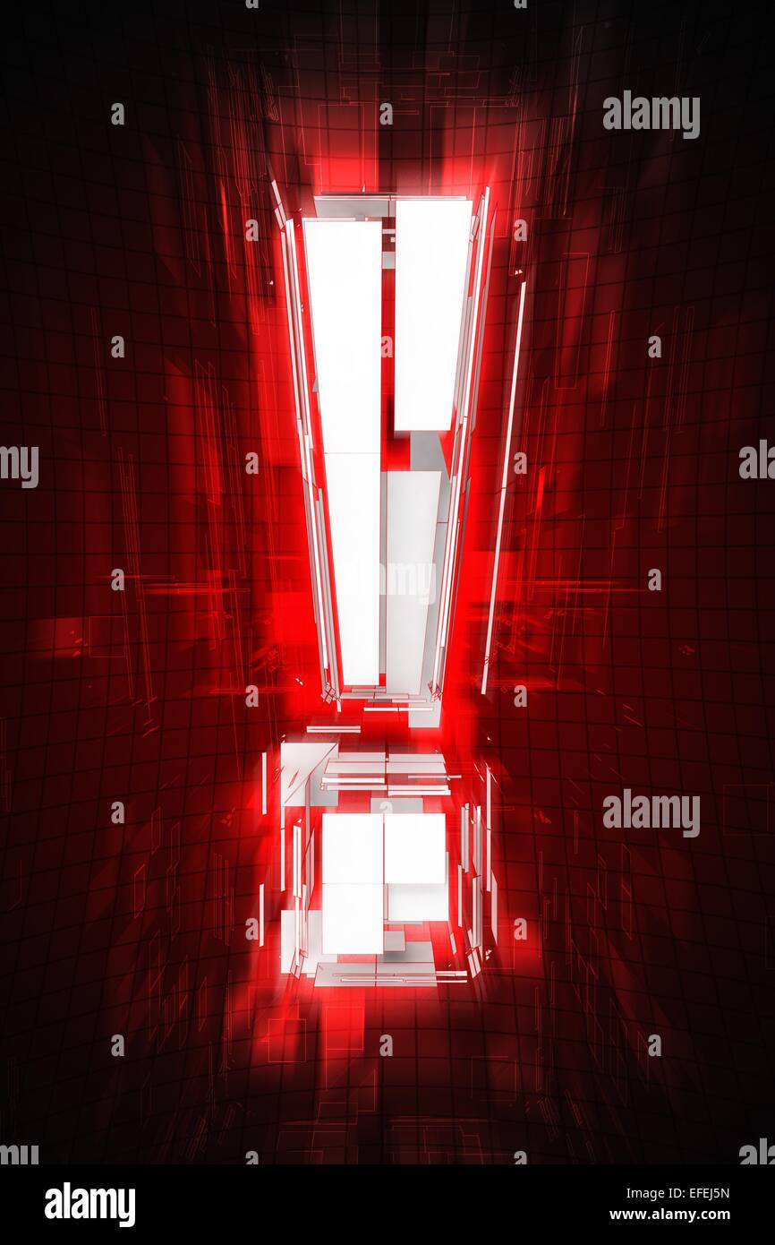 Red exclamation mark hi-res stock photography and images - Alamy