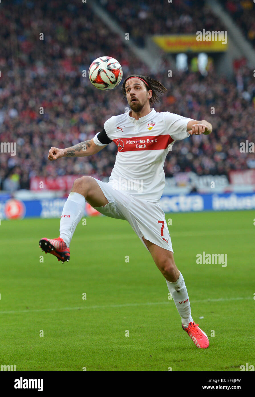 Stuttgart's Martin Harnik in action during the Bundesliga socer match ...