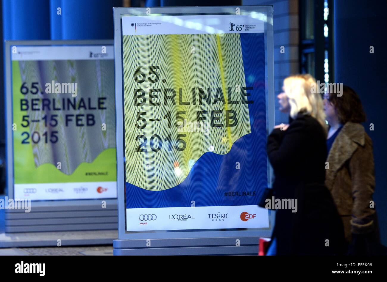 Berlin, Germany. 31st Jan, 2015. Berlinale posters bring attention to ...