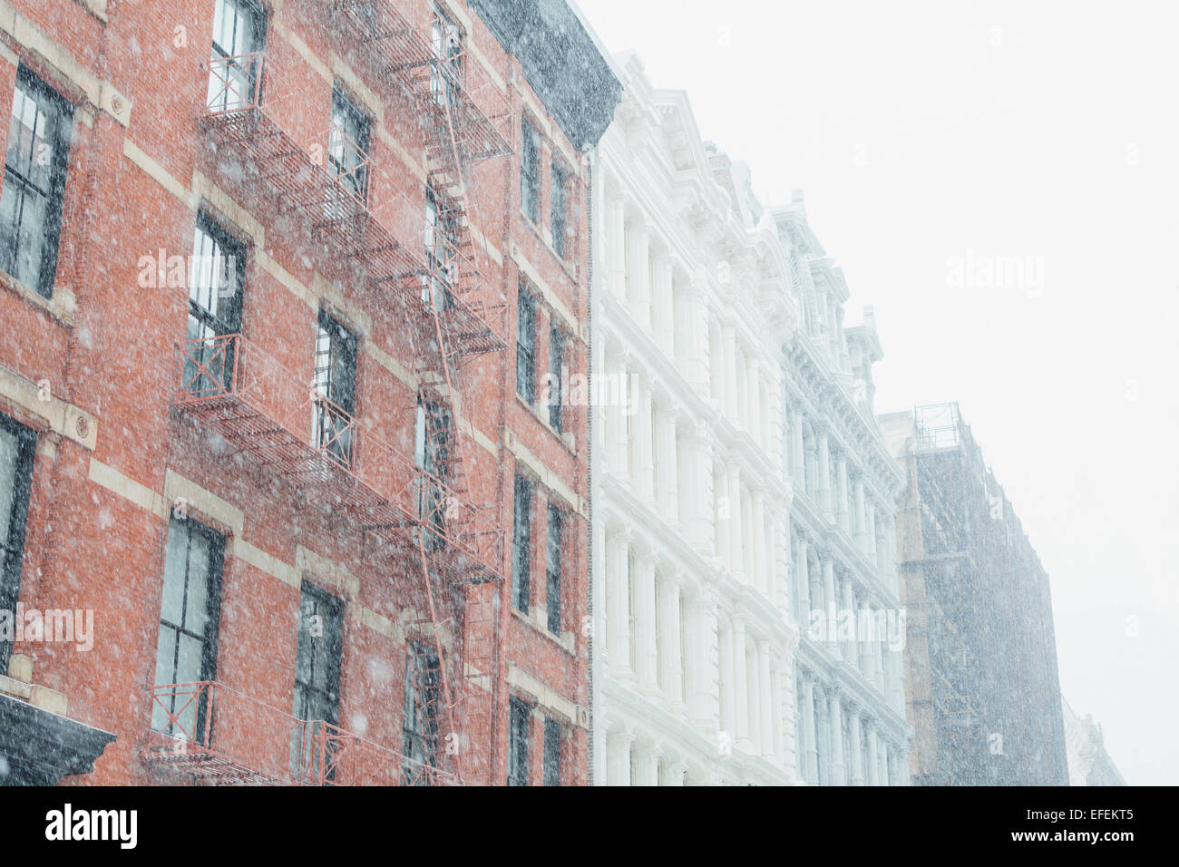 New york january snow hi-res stock photography and images - Alamy