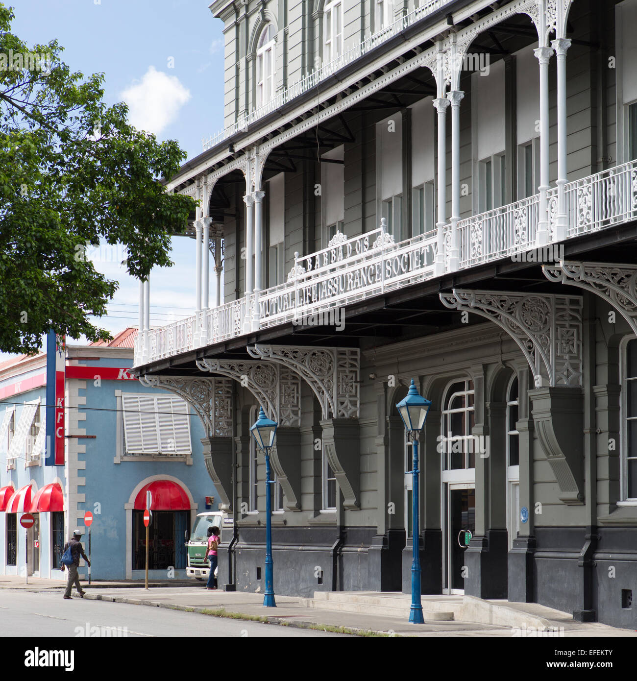 Bridgetown barbados colonial hi-res stock photography and images - Alamy