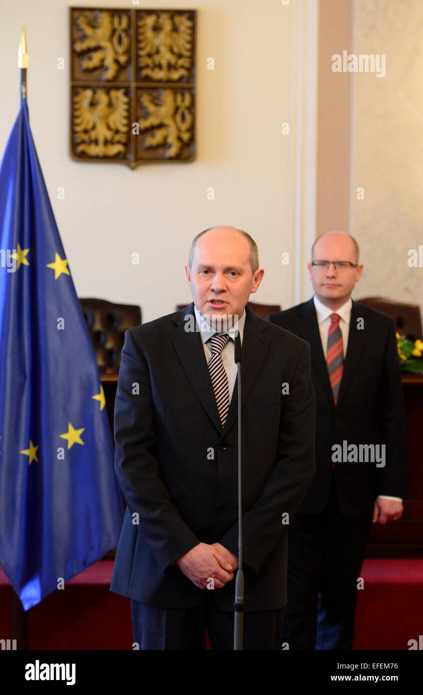 Prague, Czech Republic. 2nd Feb, 2015. Deputy interior minister for ...