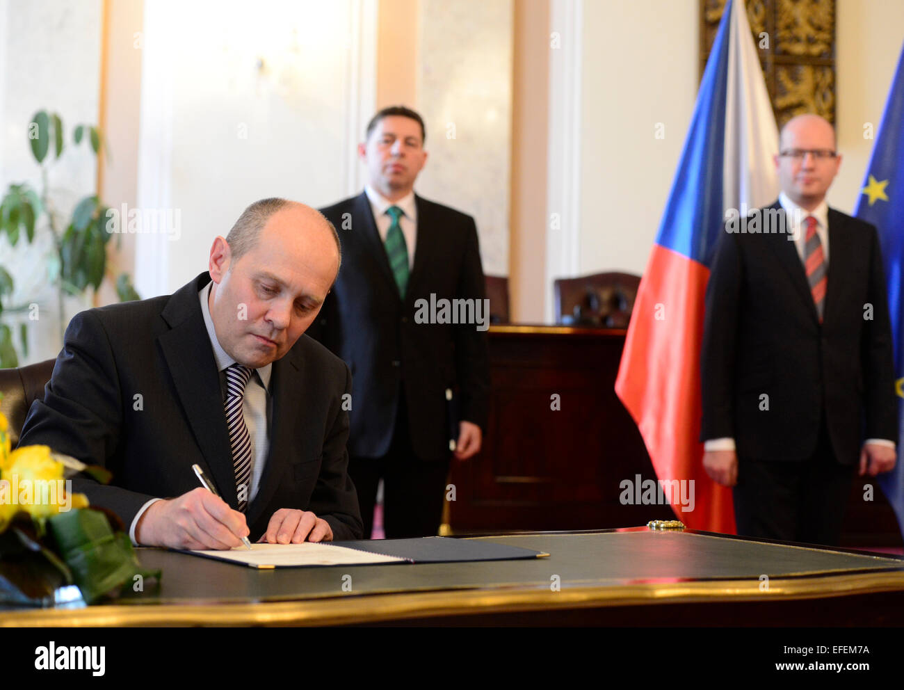 Prague, Czech Republic. 2nd Feb, 2015. Deputy interior minister for ...
