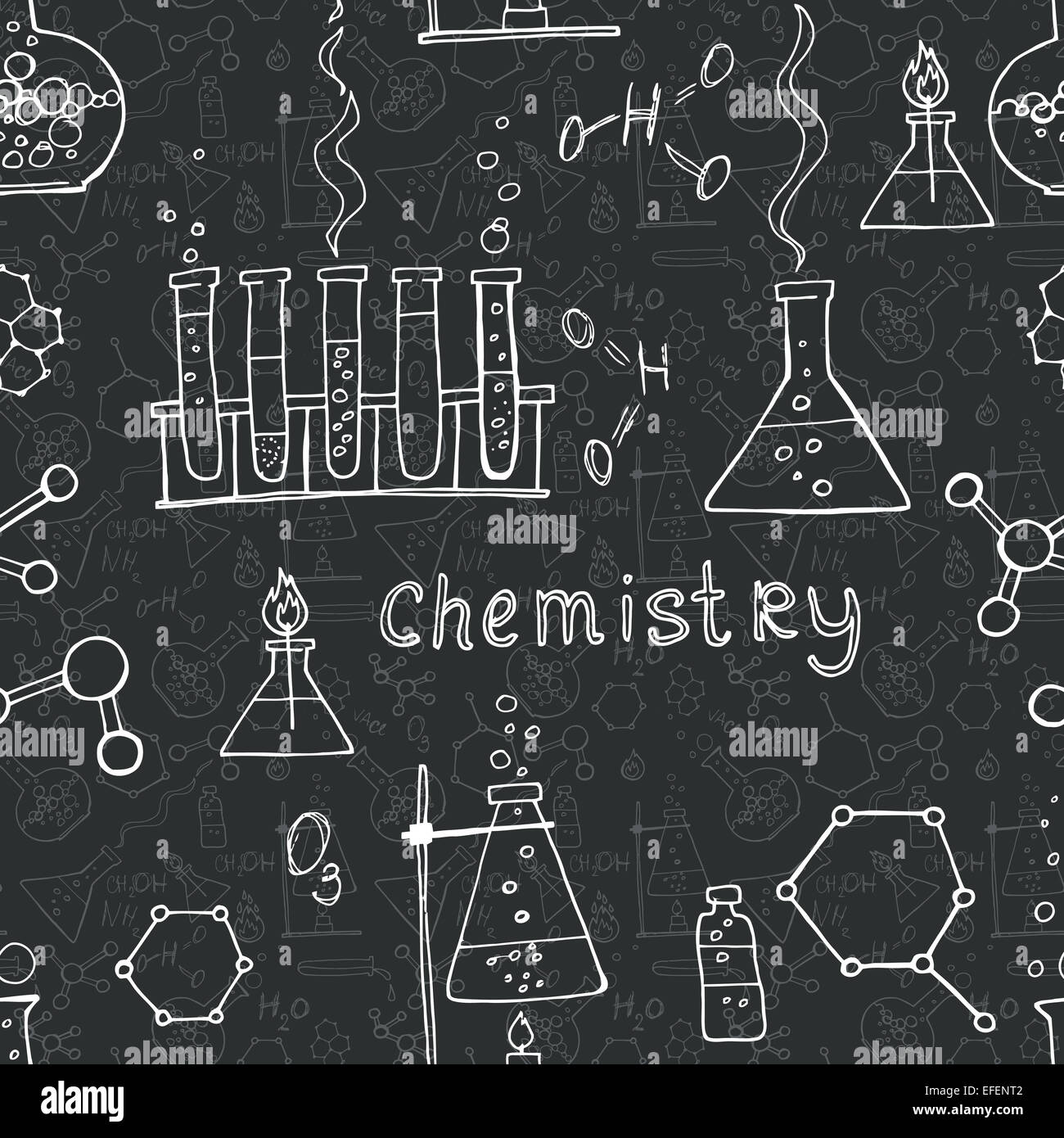 seamless science background Stock Photo - Alamy