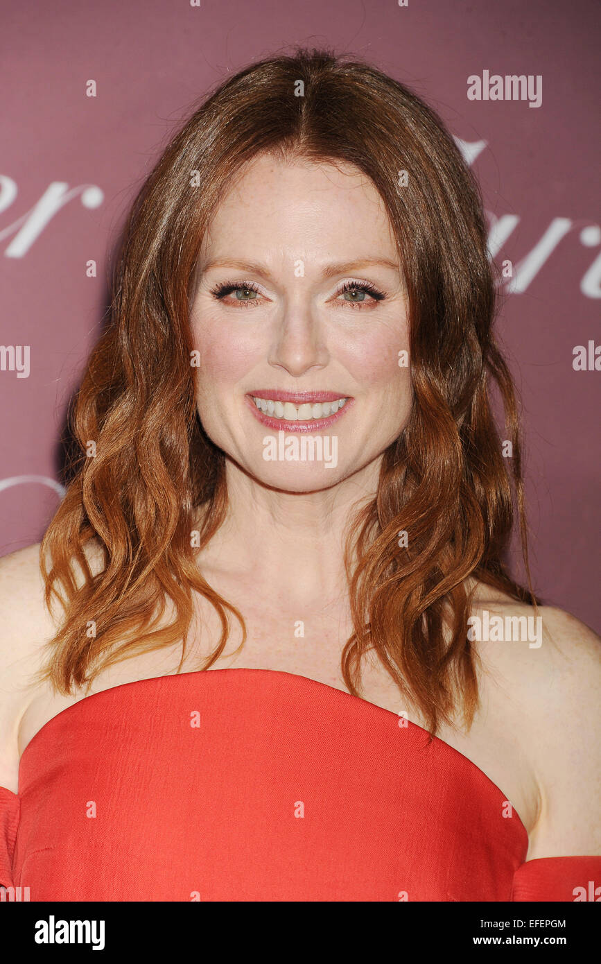 JULIANNE MOORE US film actress in January 2015. Photo Jeffrey Mayer ...
