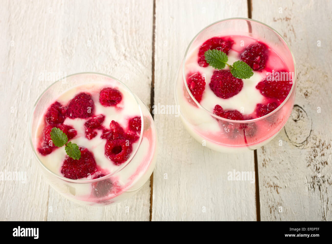 Raspberry dairy product hi-res stock photography and images - Alamy