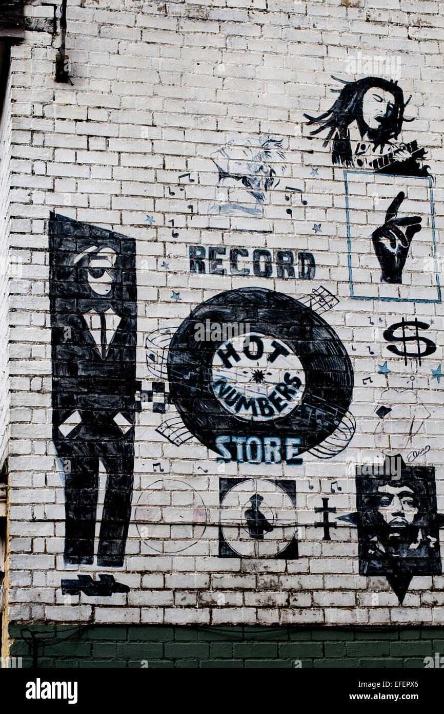 Hot numbers mural hi-res stock photography and images - Alamy