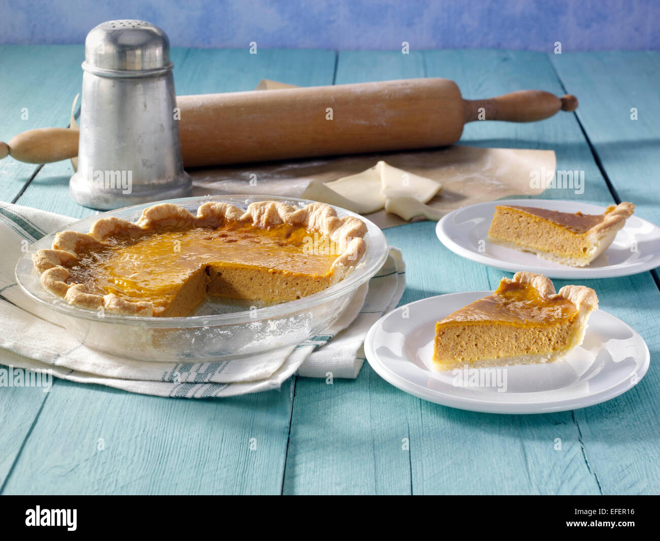 Stevia pumpkin pie Stock Photo - Alamy