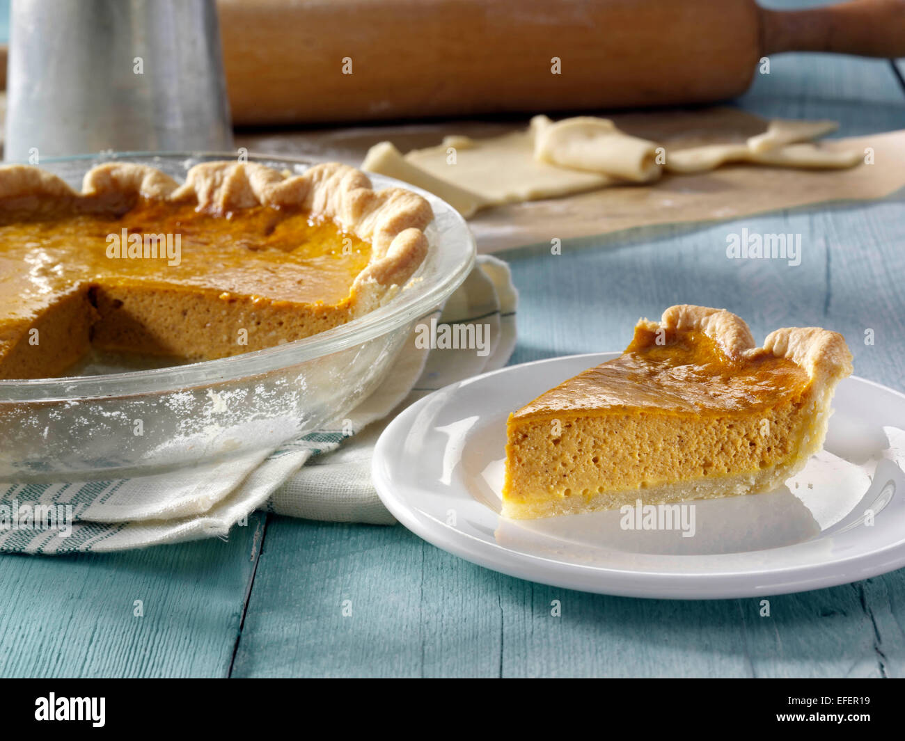 Stevia pumpkin pie Stock Photo - Alamy