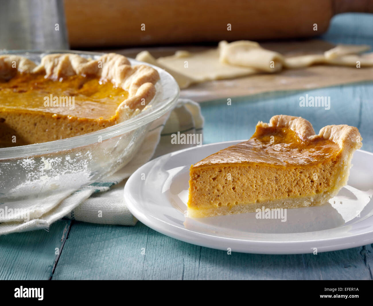 Stevia pumpkin pie Stock Photo - Alamy