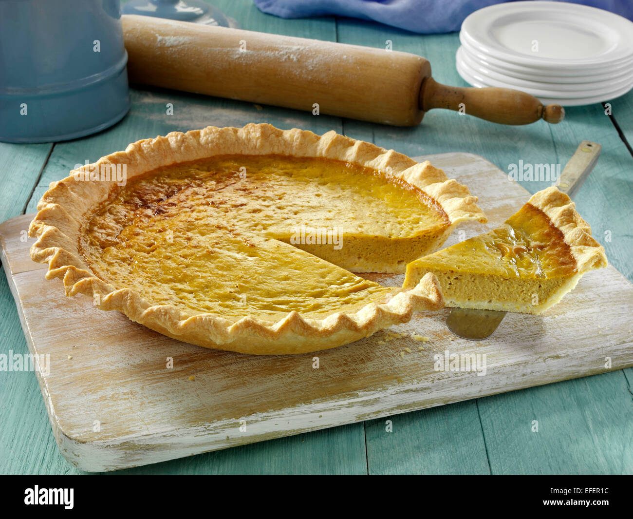 Stevia pumpkin pie Stock Photo - Alamy