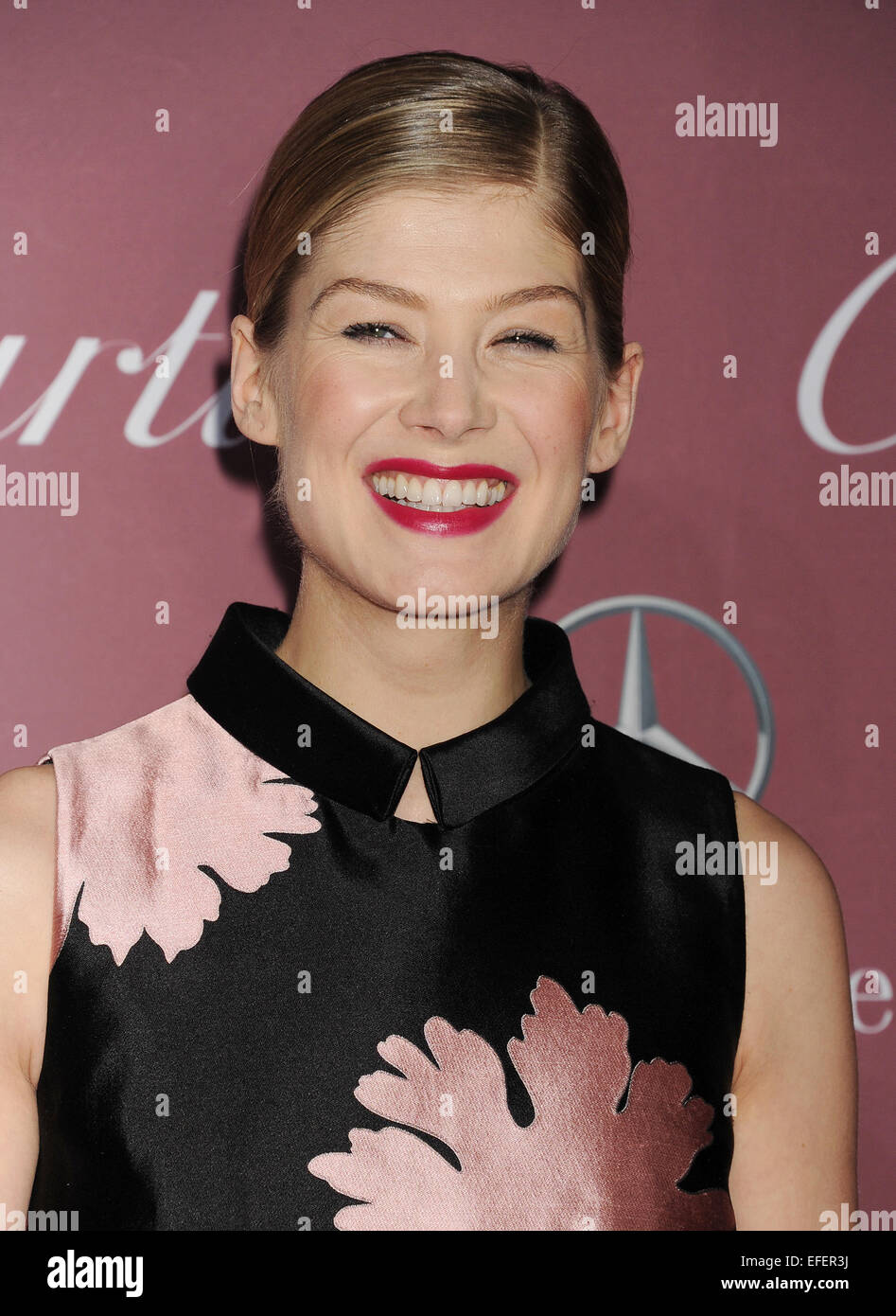 ROSAMUND PIKE UK film actress in January 2015.Photo Jeffrey Mayer Stock ...