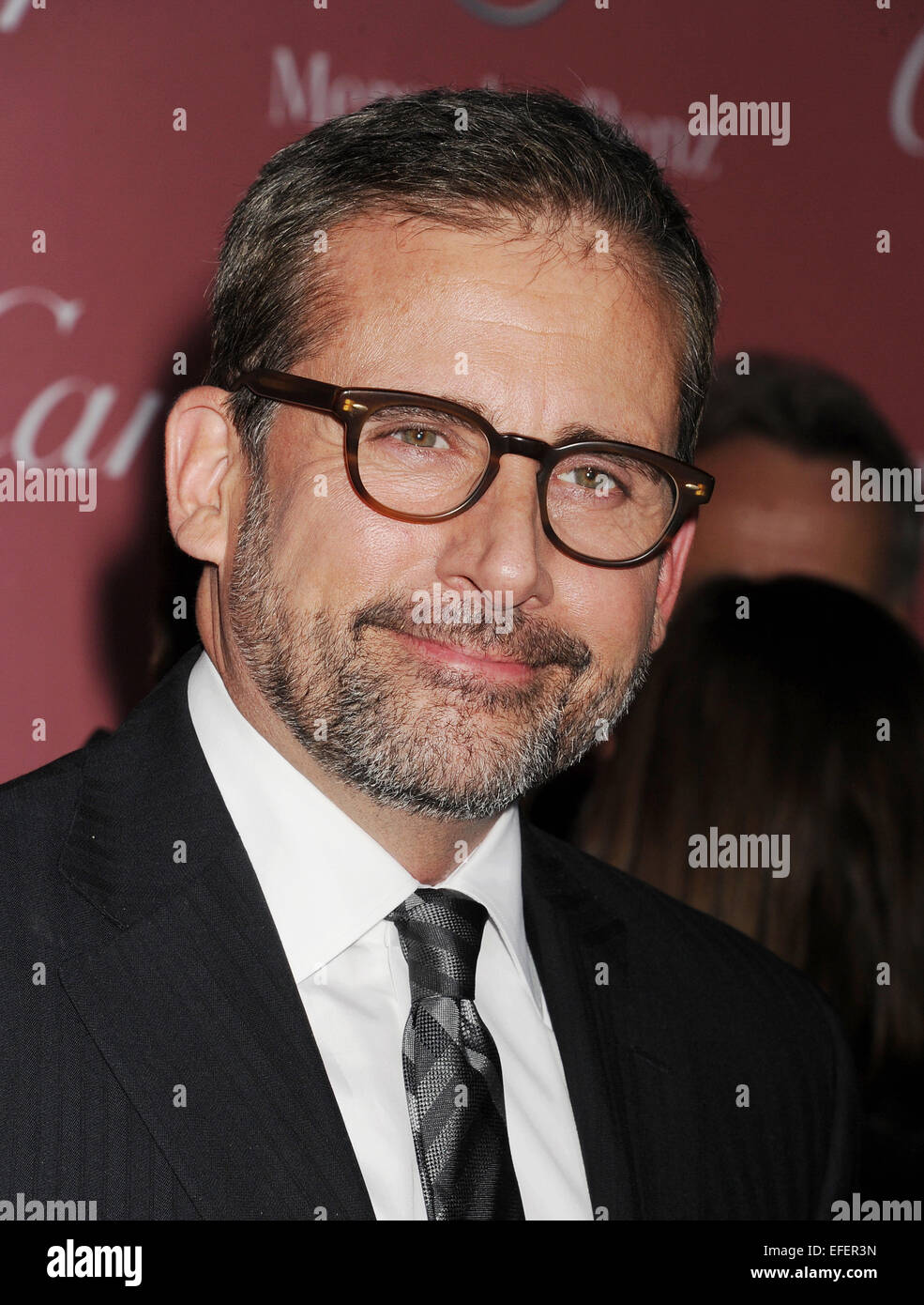 STEVE CARELL US film actor in January 2015. Photo Jeffrey Mayer Stock ...