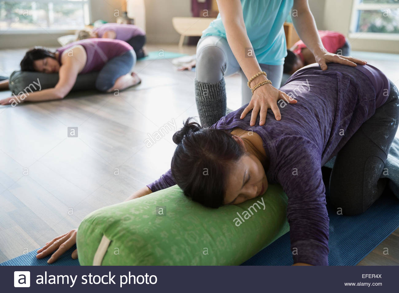 On back stretching hi-res stock photography and images - Alamy