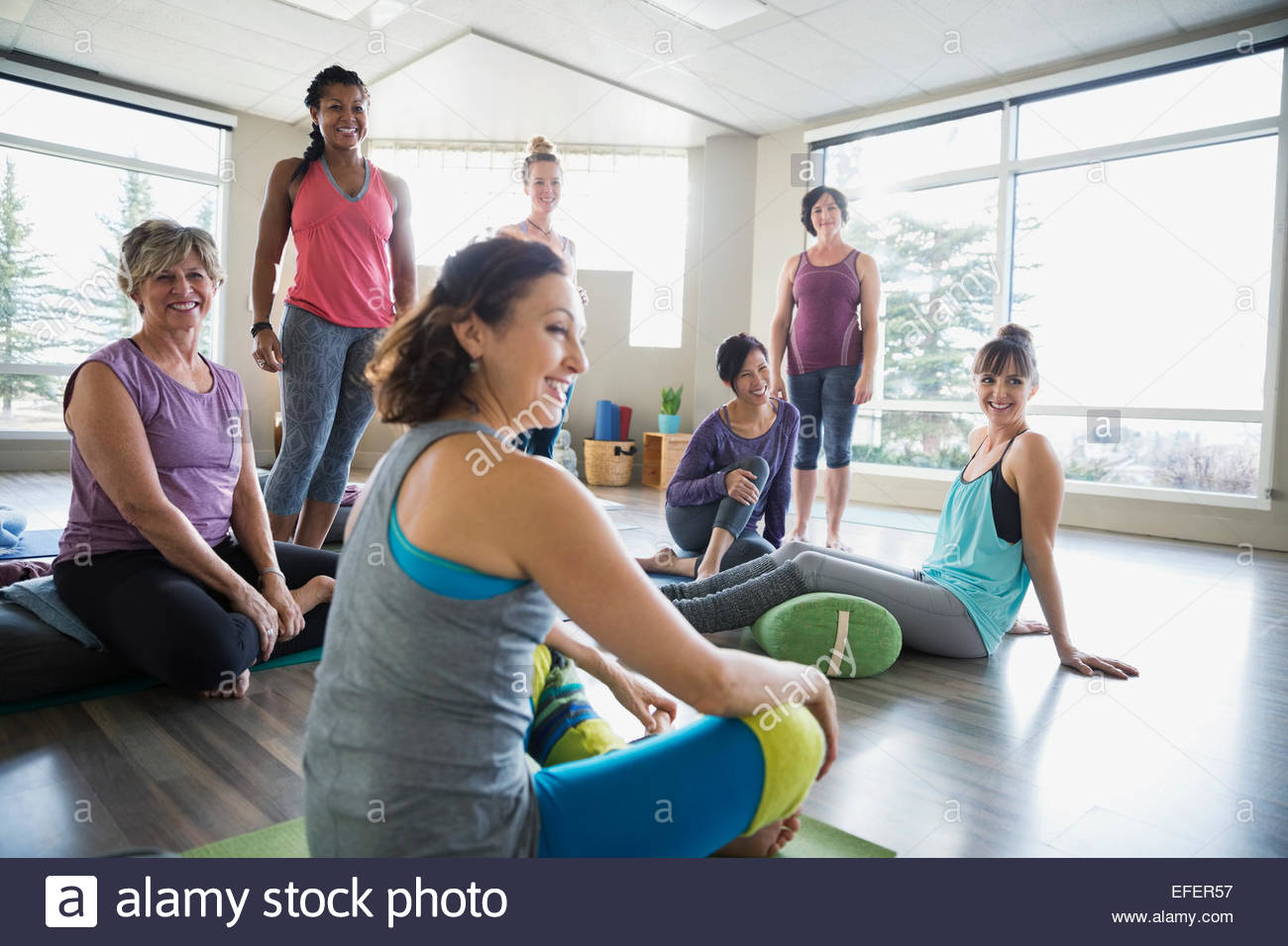 Restorative yoga hi-res stock photography and images - Alamy