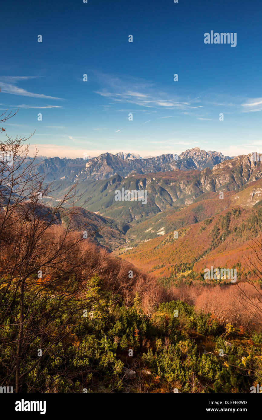 Fall is coming in the italian alps Stock Photo - Alamy