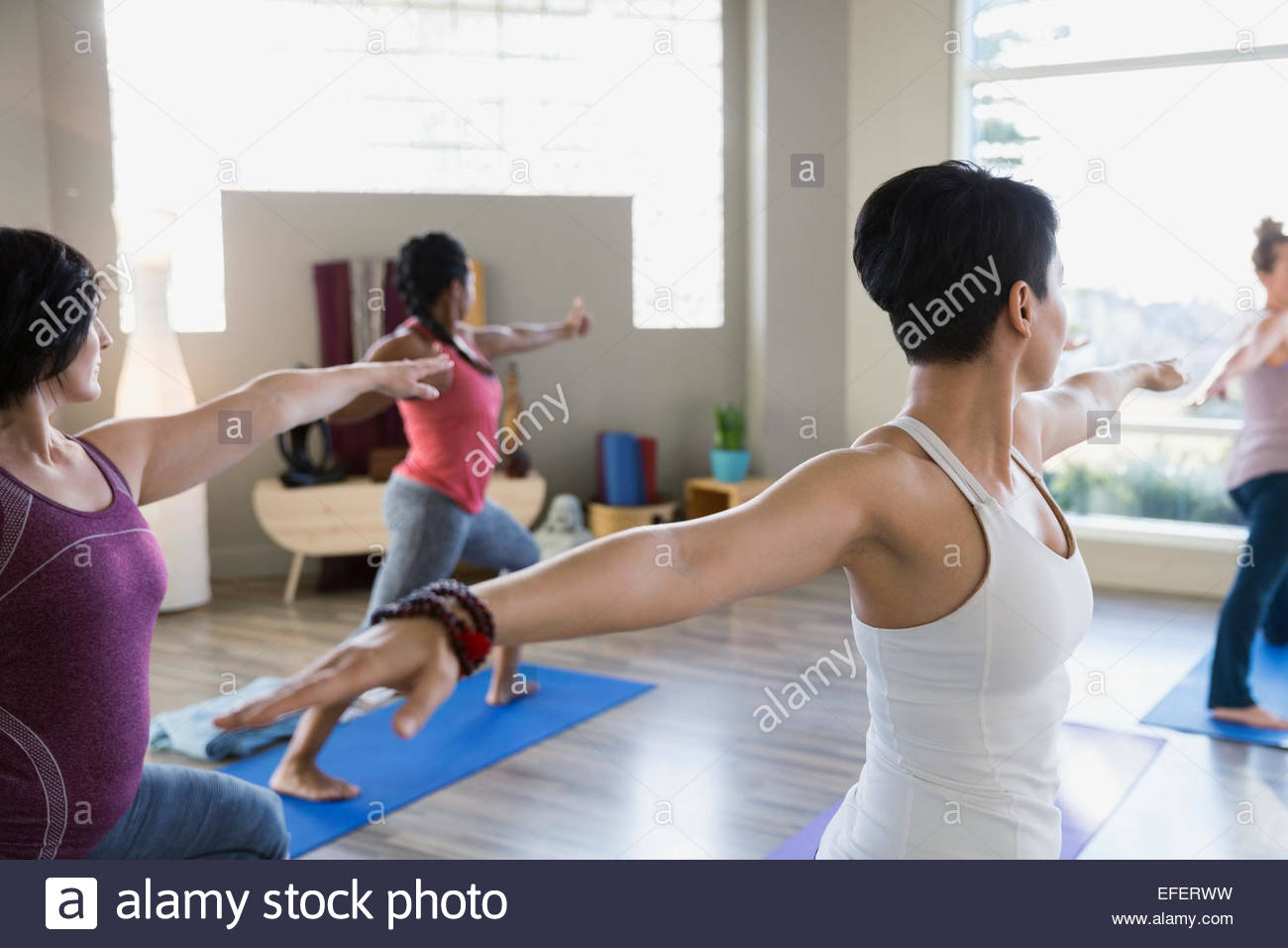 Warrior pose 2 hi-res stock photography and images - Alamy